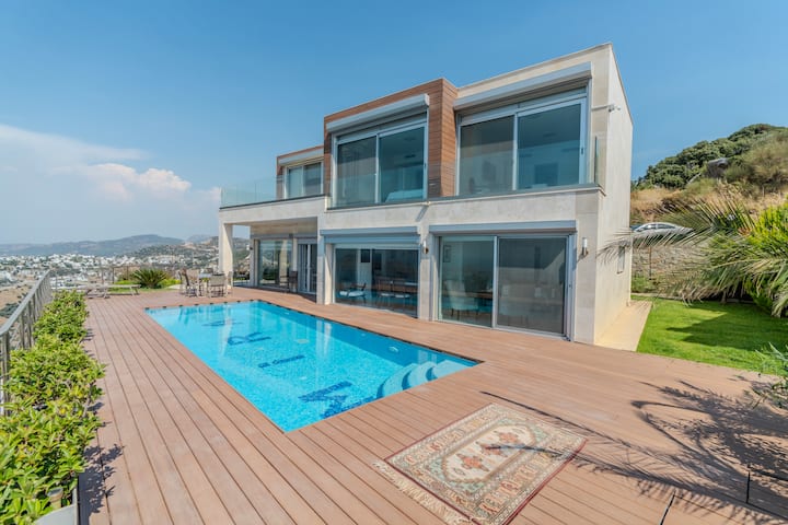 Bodrum/yalıkavak-5bedroom-sea View-private Pool - Turgutreis