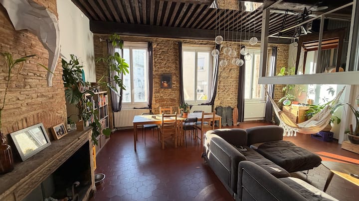Centre Lyon (Saxe) | Vaste 90m² | 7 Pers - Craponne