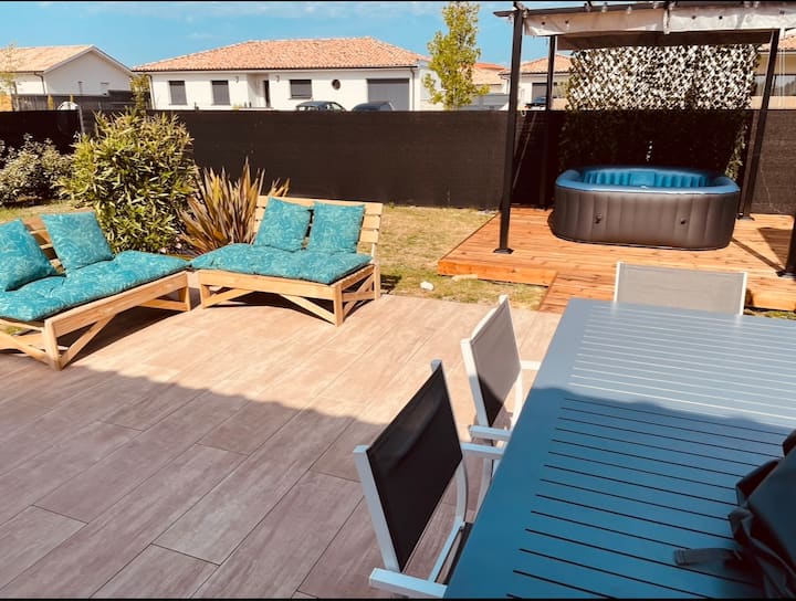 Maison Au Calme Sur Le Bassin D’arcachon - Mios