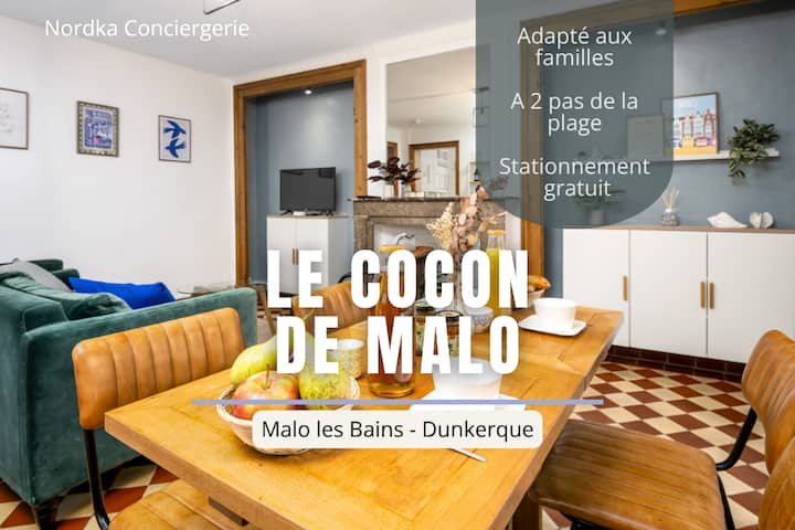 Appt Cosy Le Cocon De Malo 50m De La Plage - Malo-les-Bains