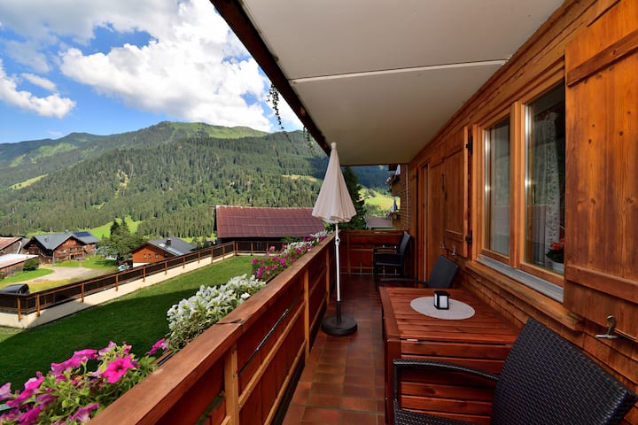 Alpenstil-wohnungen Mit Bergblick Für 4 Pers / 2sz - Mittelberg