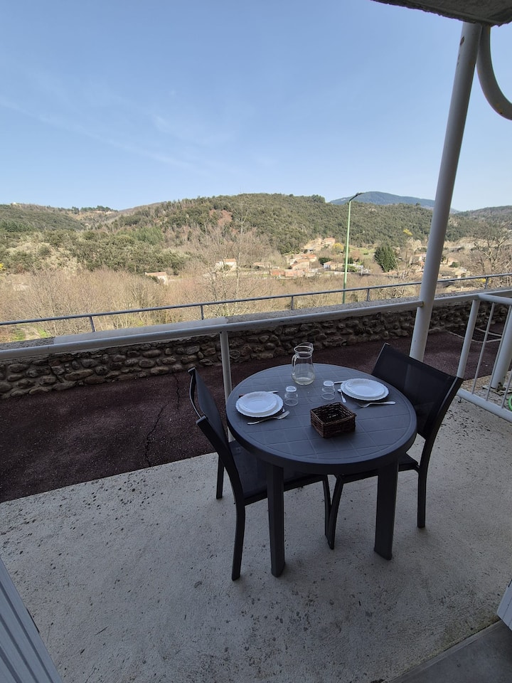 La Vallée Gîte N°28 -Terrasse Et Vue Sur La Vallée - Thueyts