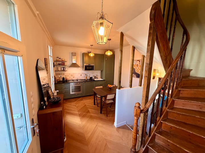 Grande Maison Avec Cabine De Plage - Tout à Pied - Villerville