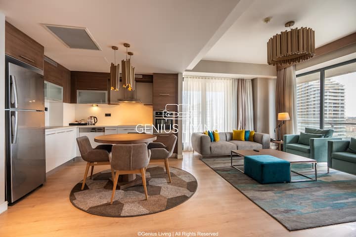 Leo | Curated Designed 2br Apartment | Gym&jakuzi - İstanbul