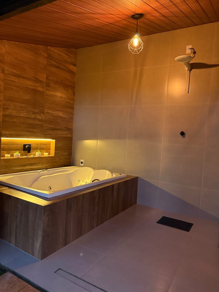 Chalé Com Hidro, Lareira Em Meio A Natureza - Brazil