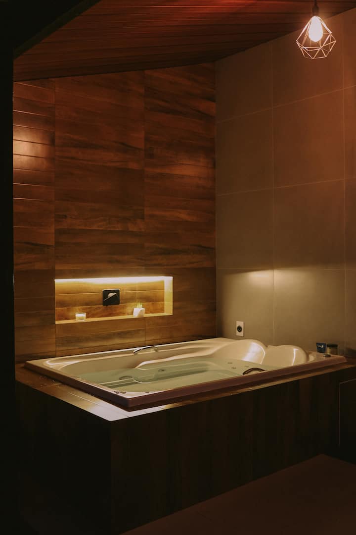 Chalé Com Hidro, Lareira Em Meio A Natureza - Brazil