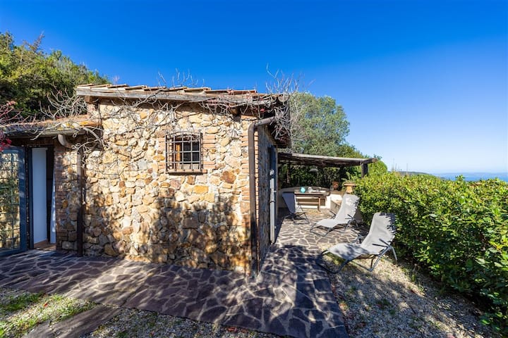Le Rose - Casetta Panoramica Immersa Nel Bosco - Monte Argentario
