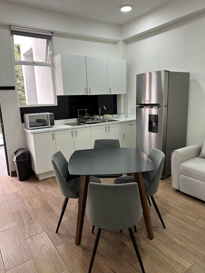 Loft En Ciudad De México/moderno/roof Gdn/céntrico - Mexico City