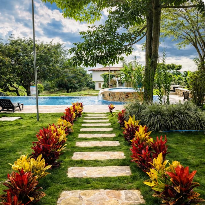 Country House | Pool And Jacuzzi 16+ Ppl Quimbaya - Quimbaya