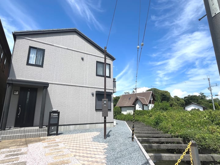 【琵琶湖まで徒歩圏内】最大12名・寝室4部屋広々快適な1棟貸切・wi-fi有（lt3-r-1） - Shiga