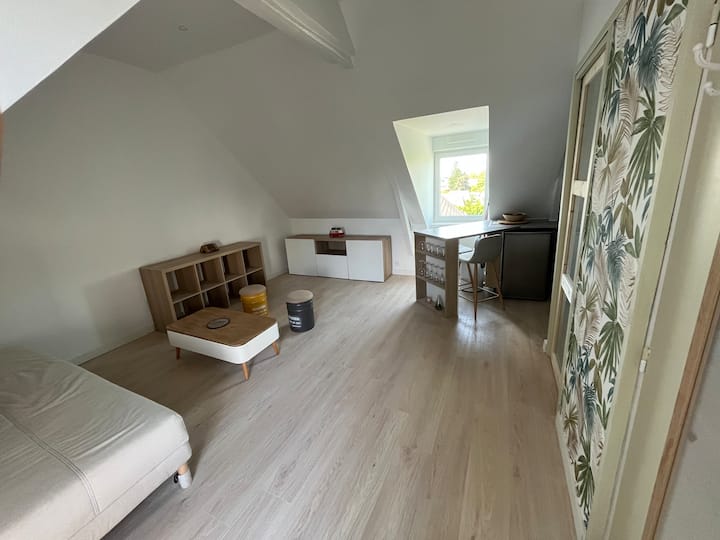 Studio éQuipé à 300 M Centre-ville Et Parc - Châteaubriant