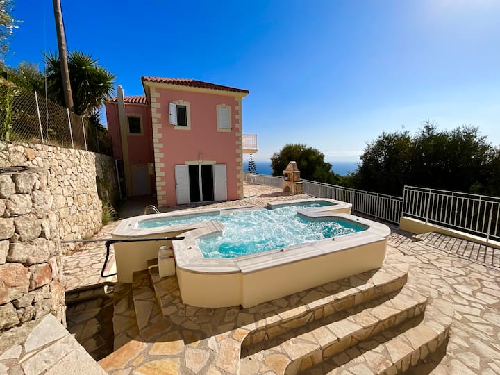 Villa Kaminia Rose Private Pool & Jacuzzi - Kateleios