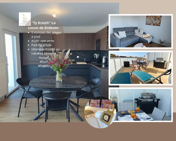 "Ty Kreiz" Le Cocon Entre Plage Et Nature - Erdeven