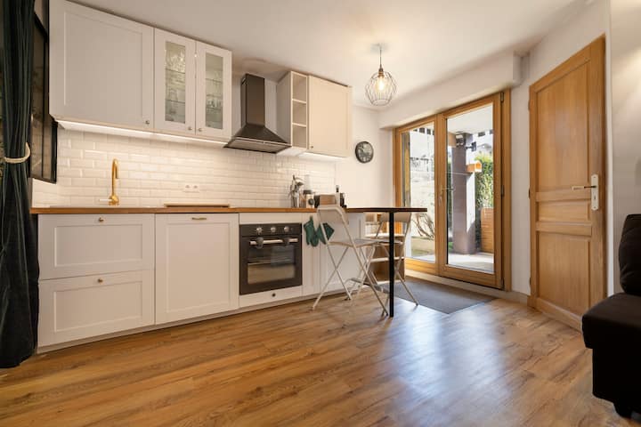 Sunny - Cosy 1ch | 27m2 | Terrasse | 2km Remontées - Les Houches