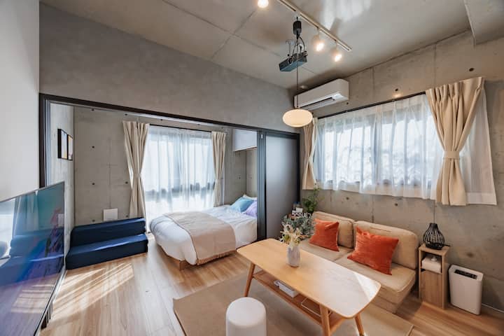 New / Sakae /Airport Access / Aeon 5-min/ Sleeps 5 - Nagoya