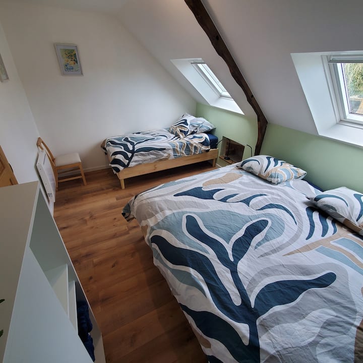 La Chambre Du Pic Vert Avec Salon - Miniac-Morvan