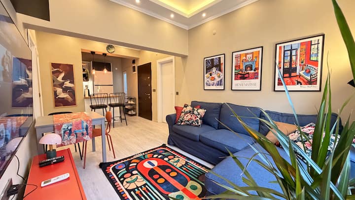 Stylish Flat In Alsancak - Izmir