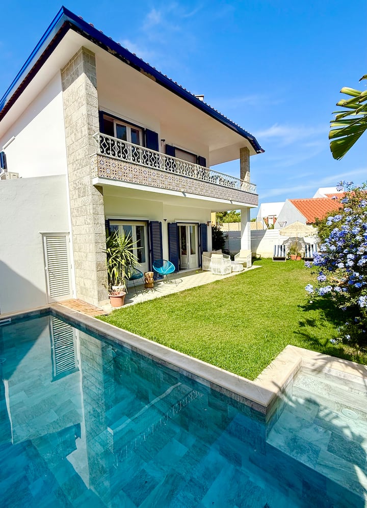 Serene 3br Villa W/ Heated Pool&garden In Cascais - Cascais