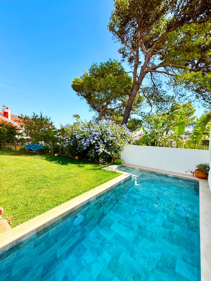 Serene 3br Villa W/ Heated Pool&garden In Cascais - Cascais