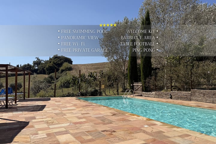 Agriturismo Panoramico Con Piscina Tra Le Colline - Senigallia