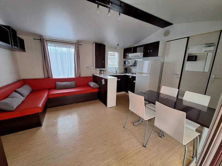 Mobil Home 4/6 Pers Climatisé - Saint-Julien-en-Born