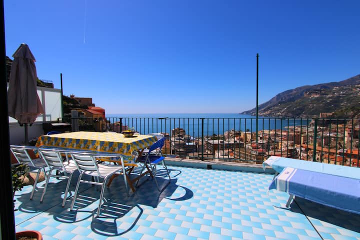 Home W/stunning Sea Views • 185 Steps • Terrace - Maiori
