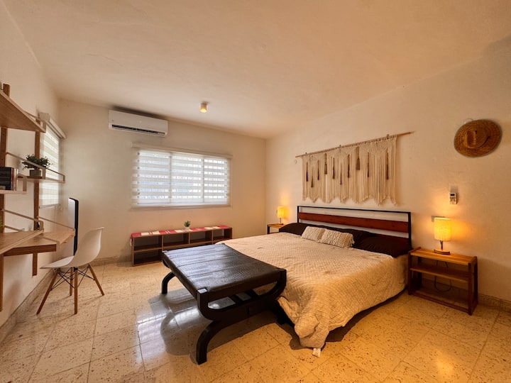Steps To The Ocean | Chic Studio Heart Of Cozumel - Cozumel
