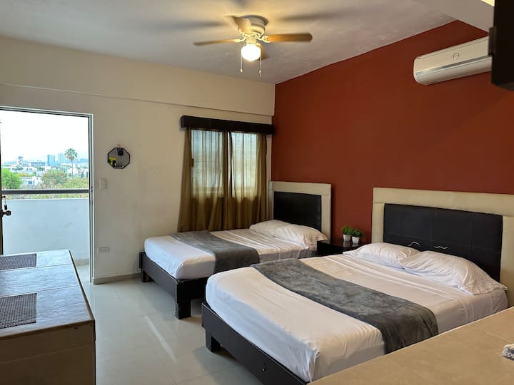 A 5 Min Caminando Del Tec | 3 Lofts Con Wifi Y A/c - Monterrey