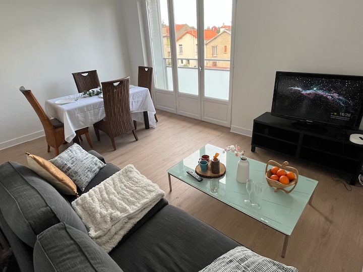 Le Grand Refuge Des Volcans 90m2 4 Chambres Garage - Riom