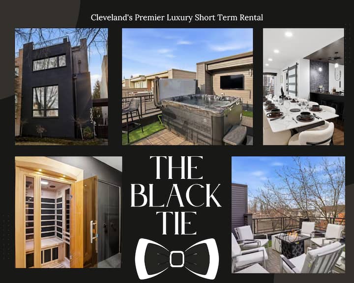 The Black Tie- Hot Tub, Sauna And Skyline Views - Cleveland, OH