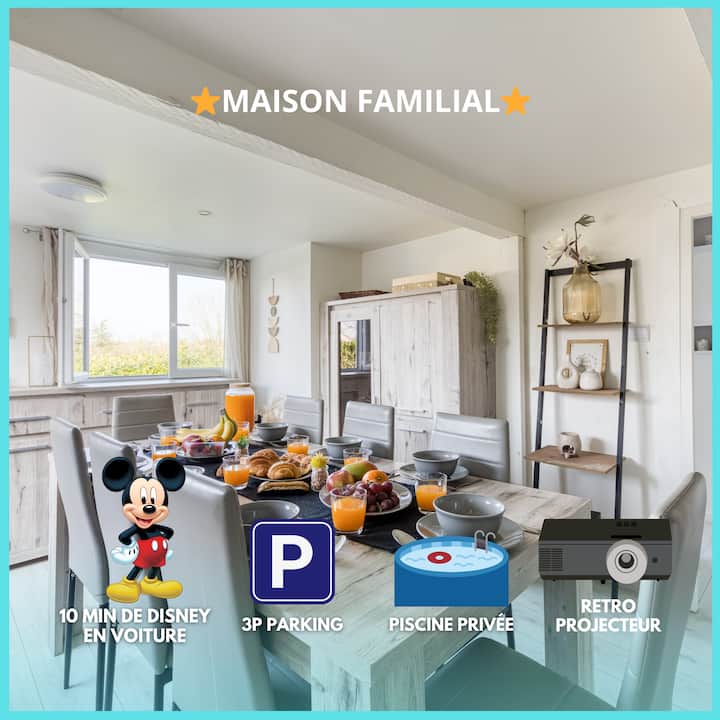 Esprit Chalet Vacances Familial • 10 Min Disney - Île-de-France