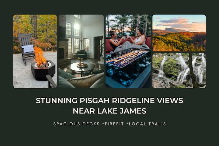 *New* Pisgah Ridgeline Retreat-stunning Views - Lake James, NC