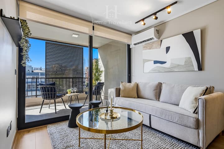 Ht | Moderno Y Luminoso Depto. En Providencia - Providencia