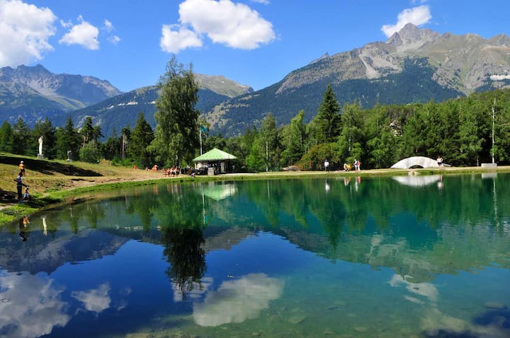 Appart 10/12 Pers · Vue Montagne · Nature & Calme - Lac de la Partie