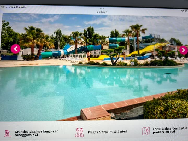 Mobil Home Camping La Carabasse 4* - Vias