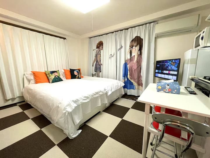 201プチ旭旅馆旁边是24小时便利店和健身房步行到市中心三宫10分钟内车站观光购物高端医疗尽在您周边 - Kobe