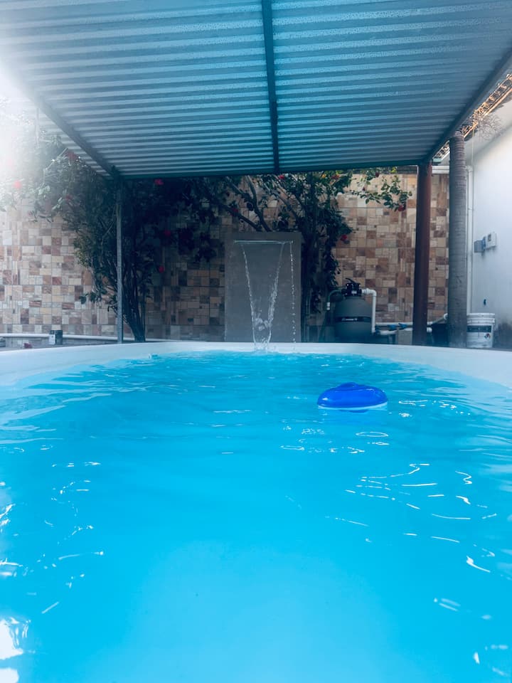 Casa Con Piscina Climatizada, Techada, Wifi Gratis - Playa Chachalacas