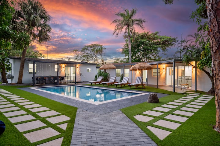 Resort Villa•modern Pool•tan Deck•outdoor Dining - Lighthouse Point, FL