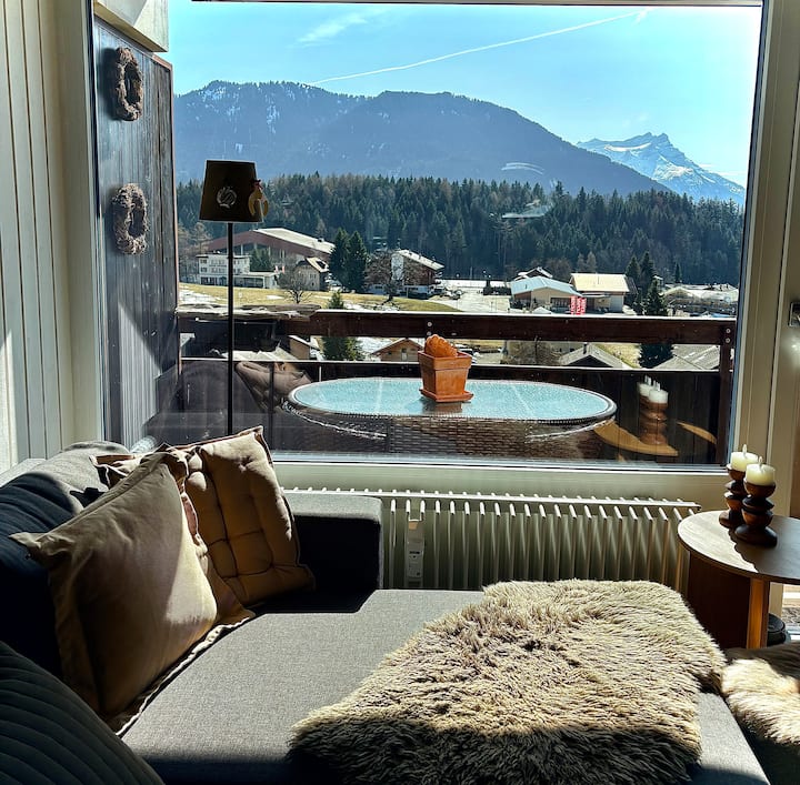 Studio Avec Vue Au Centre De Leysin - Leysin