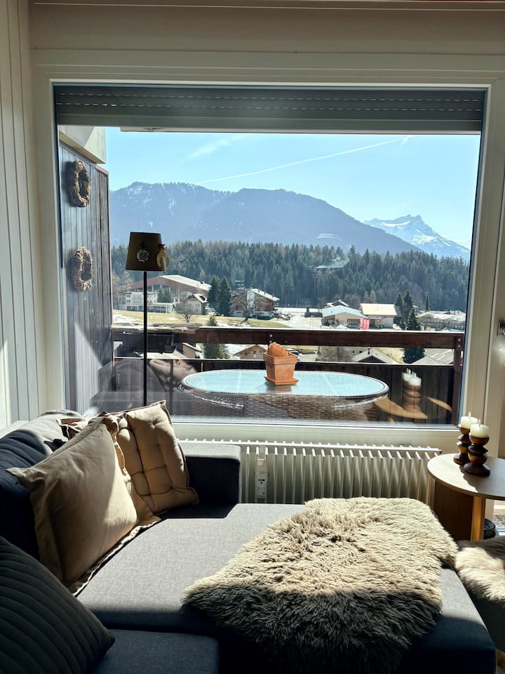 Studio Avec Vue Au Centre De Leysin - Leysin