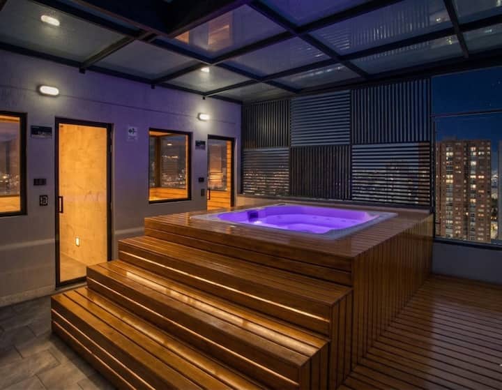 Cozy Apartment With Jacuzzi, Sauna And Great View - Sabaneta