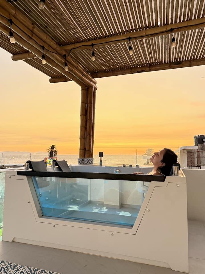 Suite Ballestas: Playa, Jacuzzi Y Vista Al Mar - Pisco