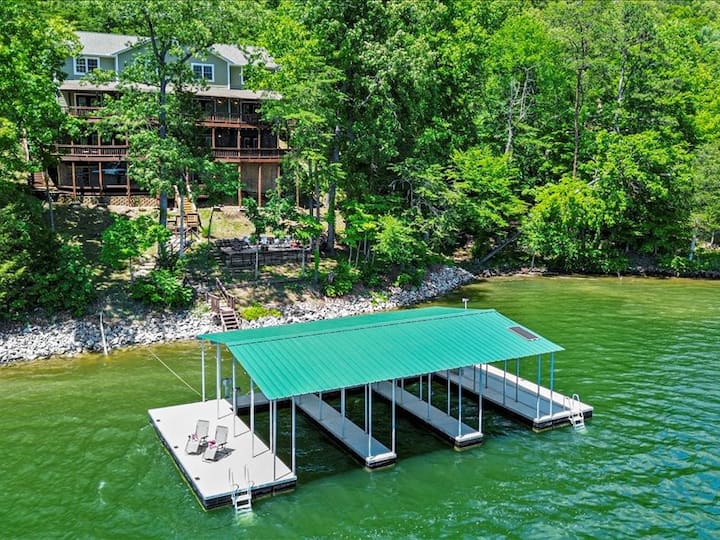 Peaceful Lakefront Escape W/covered Dock & Firepit - Big Ridge State Park, Maynardville