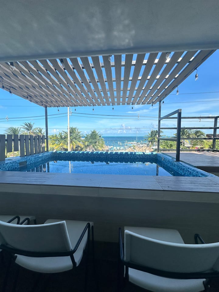 Casa De Lujo Frente Al Mar 7 Recámaras - Isla Mujeres