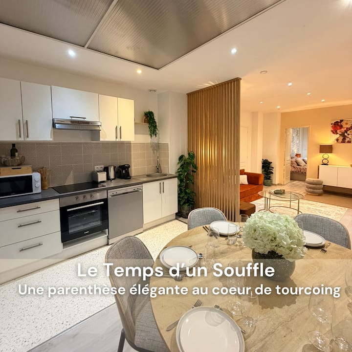 Le Temps D’un Souffle : Chic -2 Chambres -Terrasse - Bondues