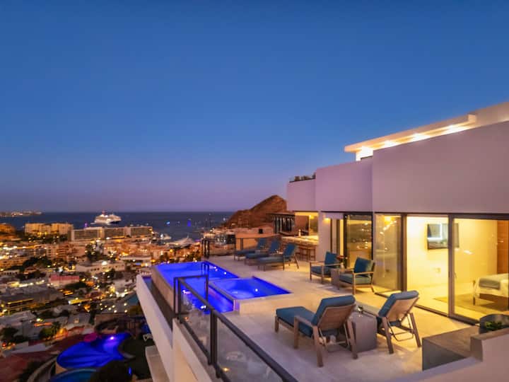 Luxurious & Fun! New Pedregal Cliff Side Stunner! - Cabo San Lucas