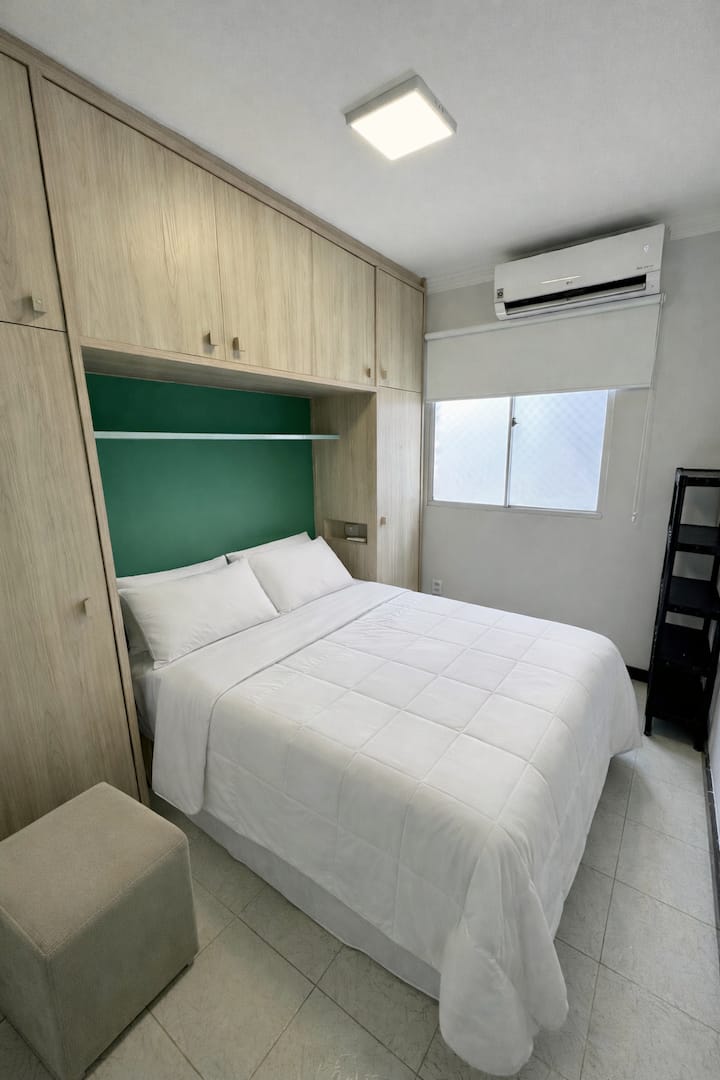 Apto Climatizado | Máquina De Lavar | Elevador - Feira de Santana