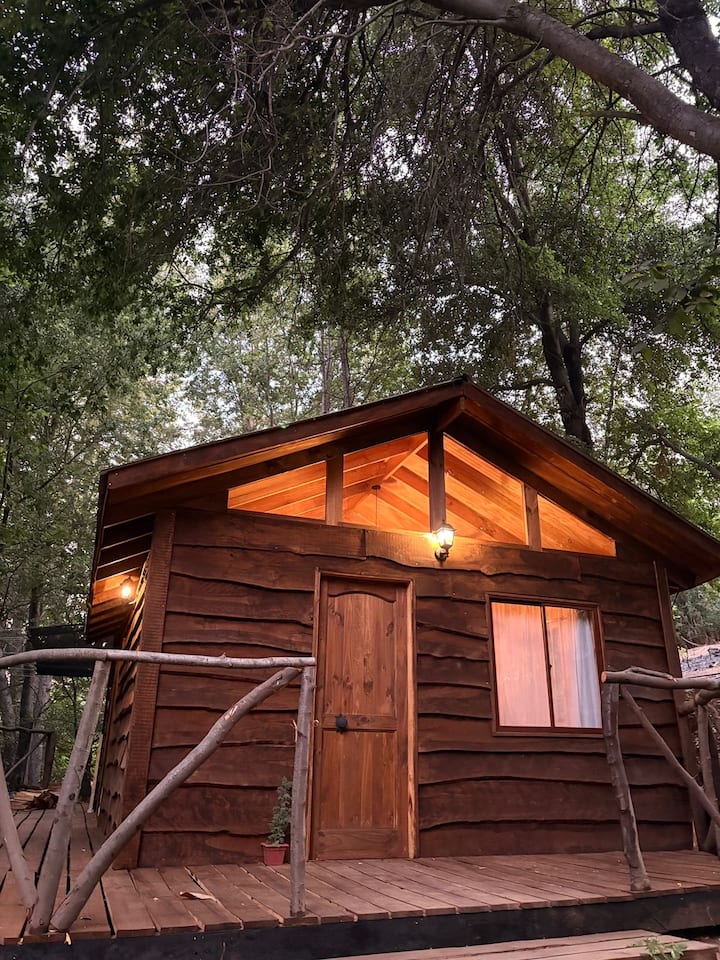 Cabaña Romántica, Tinaja Caliente Y Naturaleza - Región de Maule, Chile