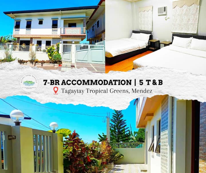 7br Transient Home @Mendez Tagaytay | 22 Guests - Alfonso