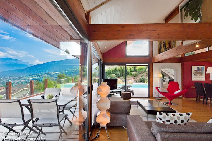 Maison Ossature Bois Vue Sublime Proche Annecy - Sévrier